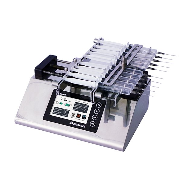 ISPLab10 syringe pump with infusion/withdrawal and touch screen